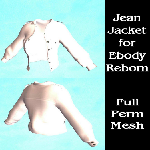 Second Life Marketplace Jean Jacket Ebody Reborn
